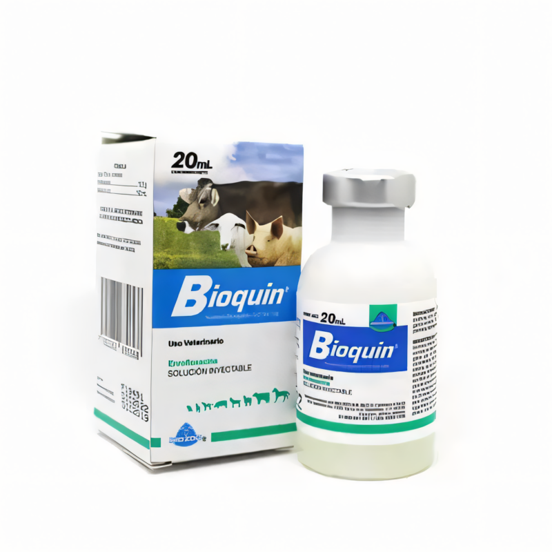 BIOQUIN INX 20 ML (ENROFLOXACINA AL 12%) - Doctor Pet